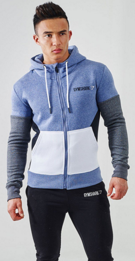 GymShark Fit Frontier Thermal Hoodie BLUE | L | 3215-24 GymShark Fit Frontier Thermal Hoodie BLUE | L | 3215-24